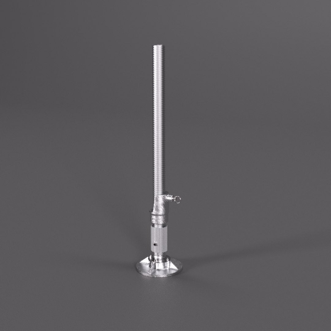 Alto HD Tower Range - Adjustable Base Jack (silver collar)